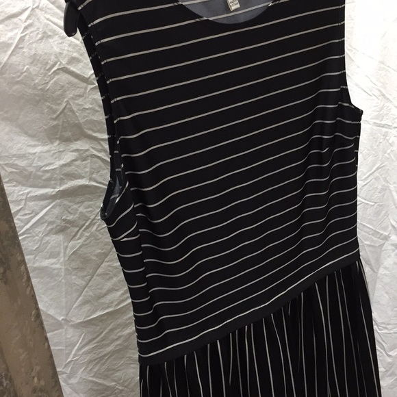 Aa Studio | Dresses | Aa Studio Black White Stripped Dress | Poshmark